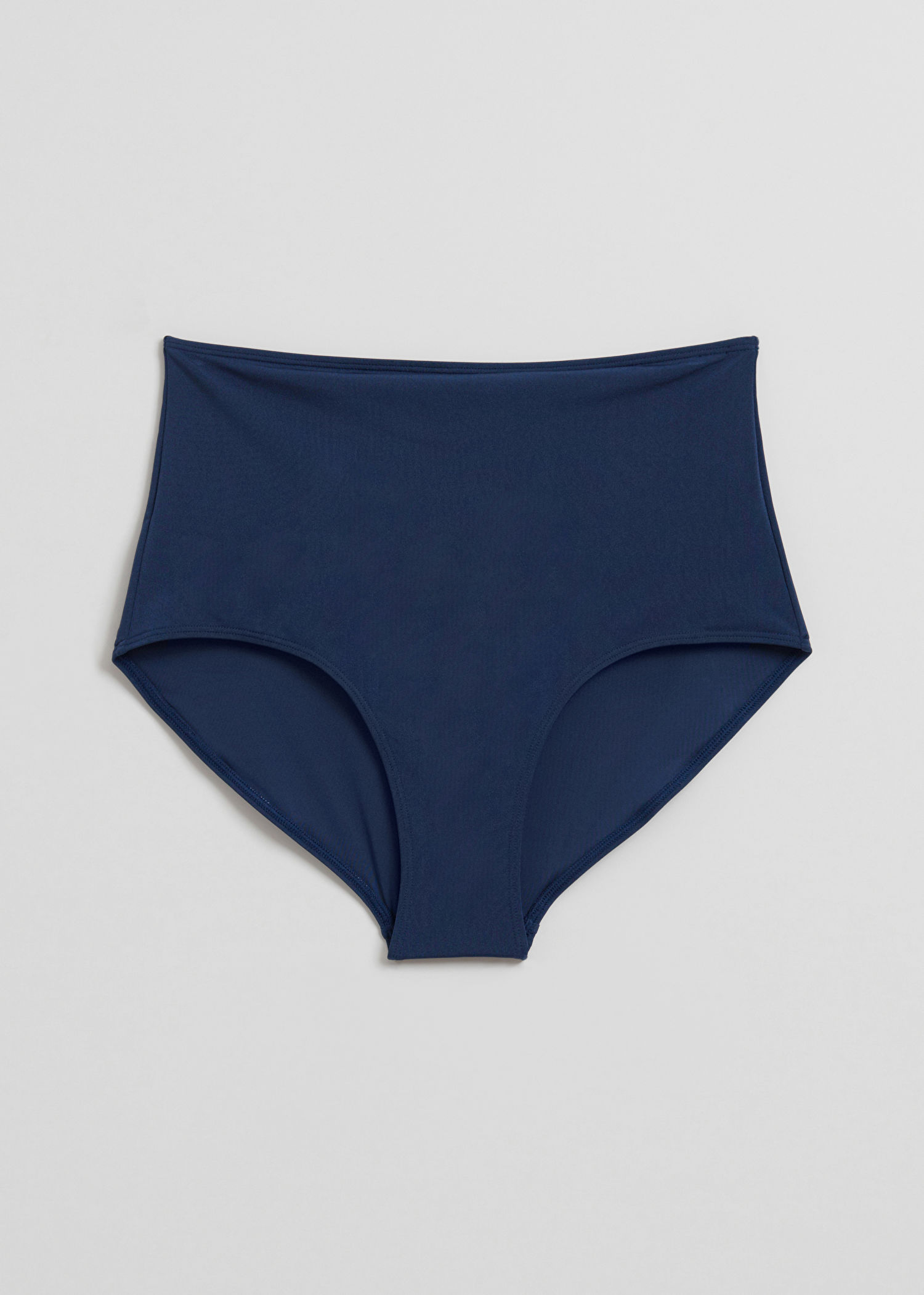 And Other Stories High Waist Bikini Briefs In Dark Blue Endource