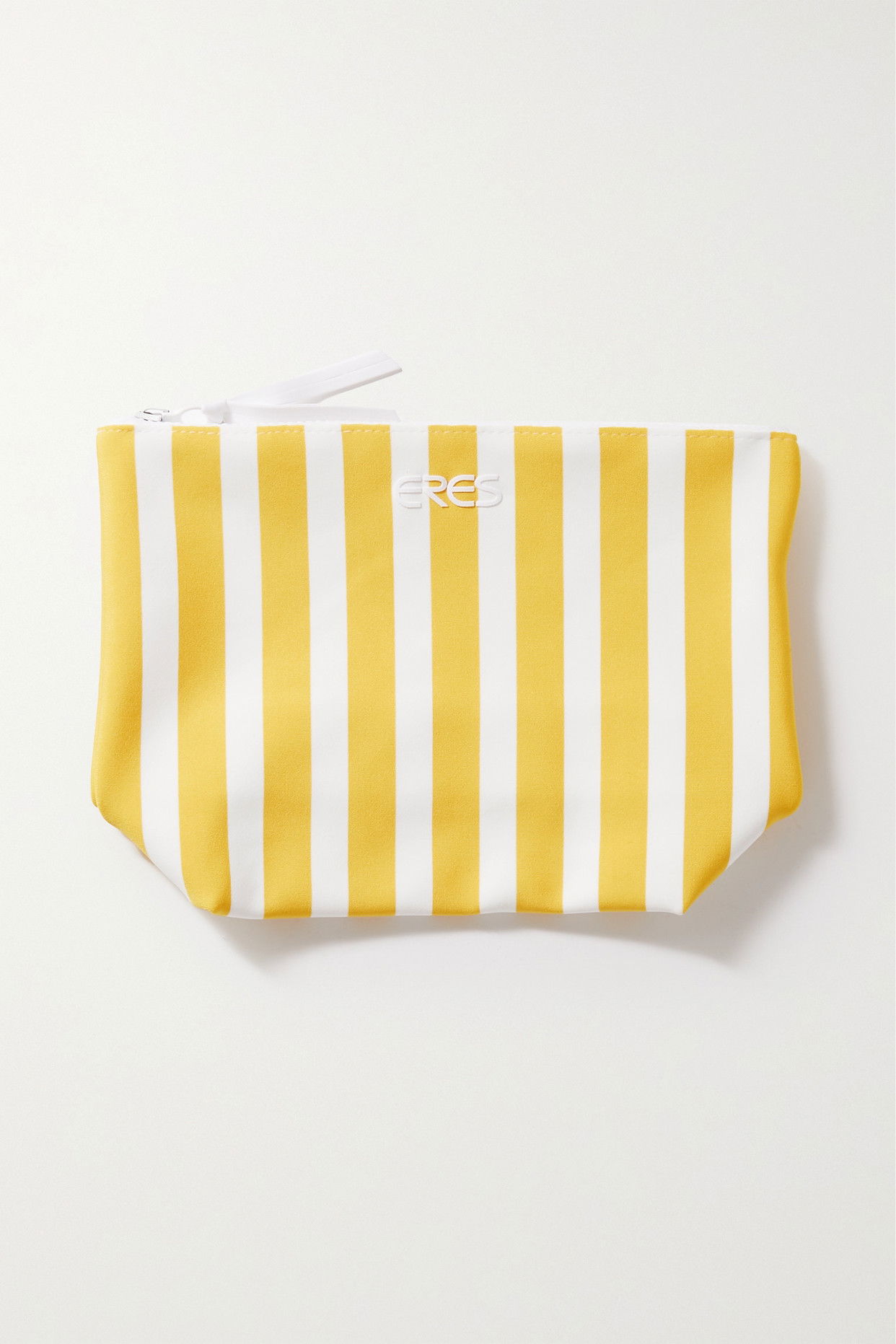 ERES Pocket Samba Striped Woven Pouch in Yellow | endource