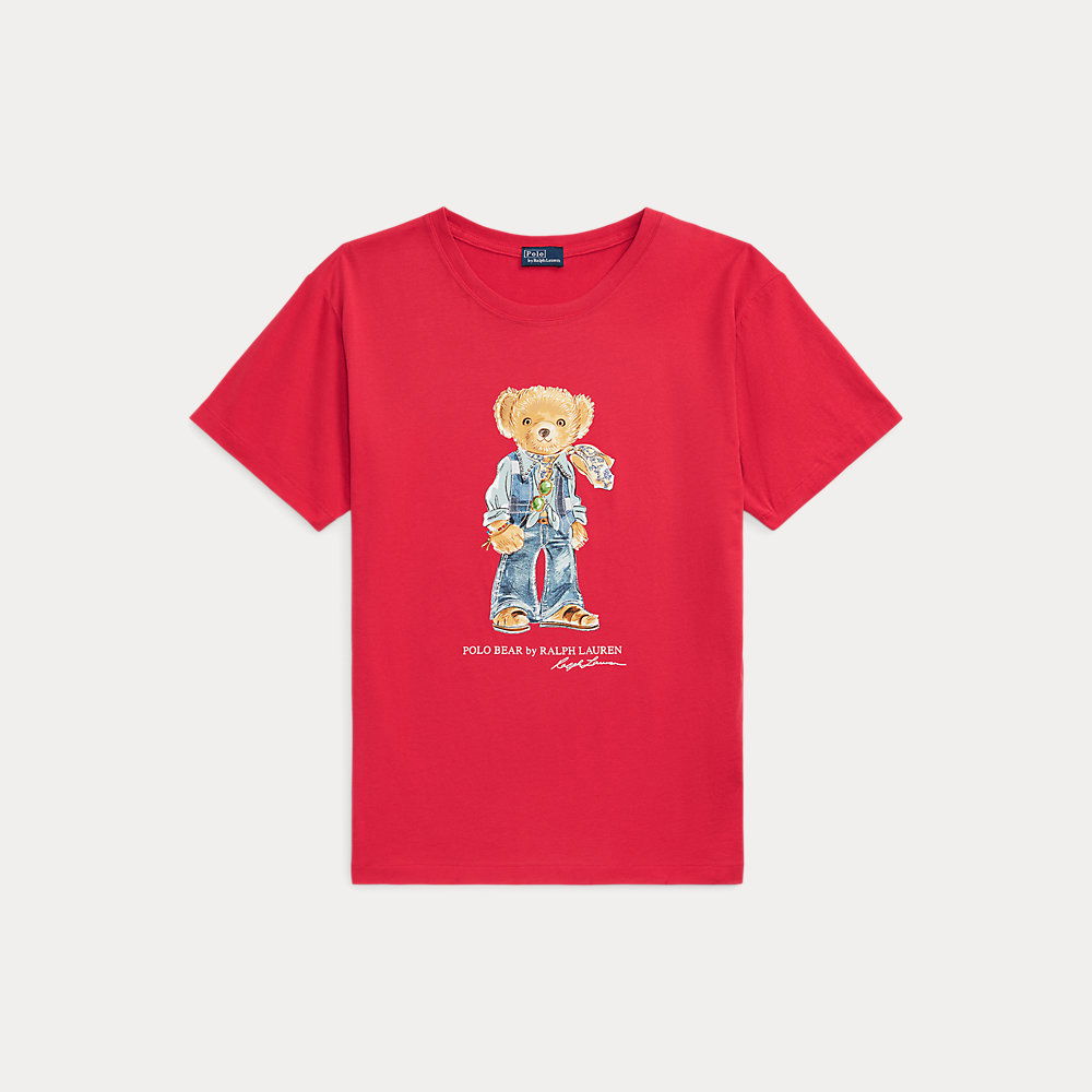 Polo Ralph Lauren Polo Bear T Shirt In Red Endource 9092