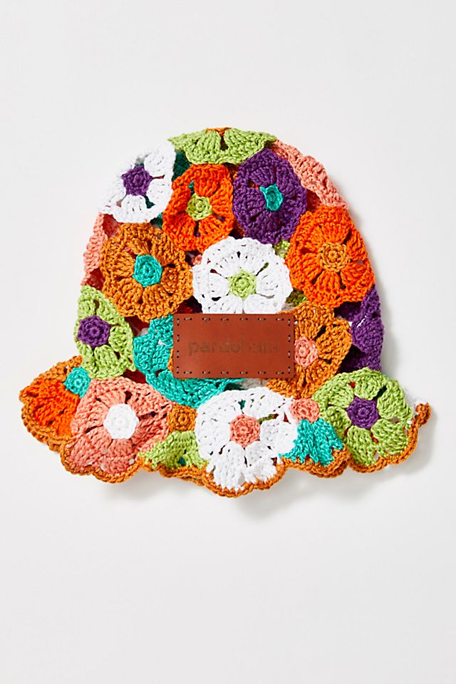 FREE PEOPLE Sancho Cotton Crochet Hat in Multi | endource