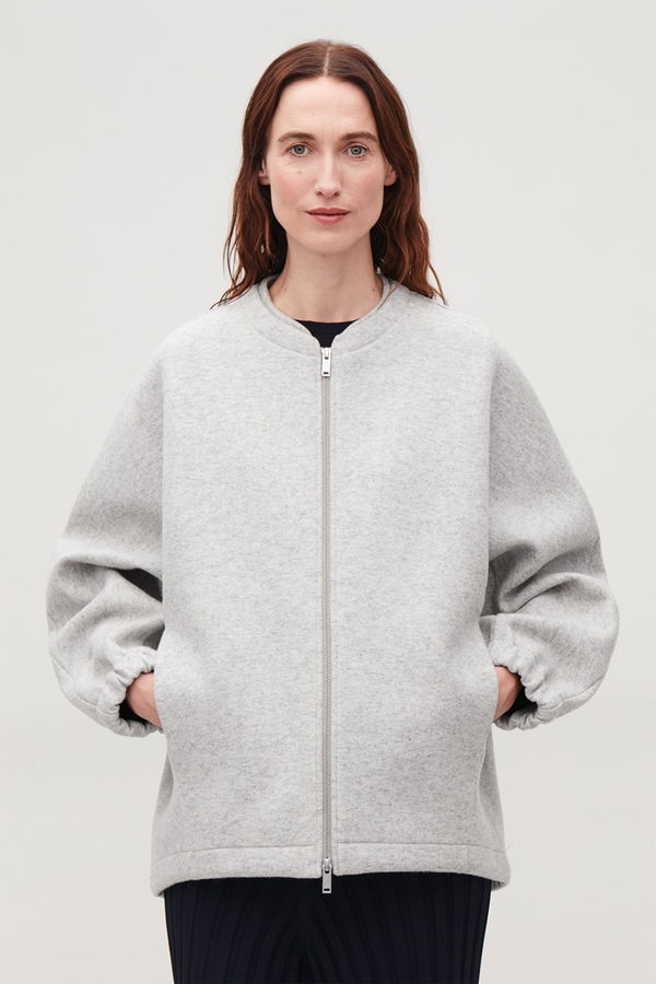 COS Detachable-Hood Wool Jacket | Endource