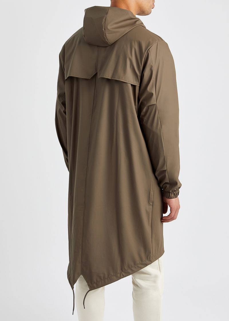 RAINS Fishtail Rubberised Raincoat | endource