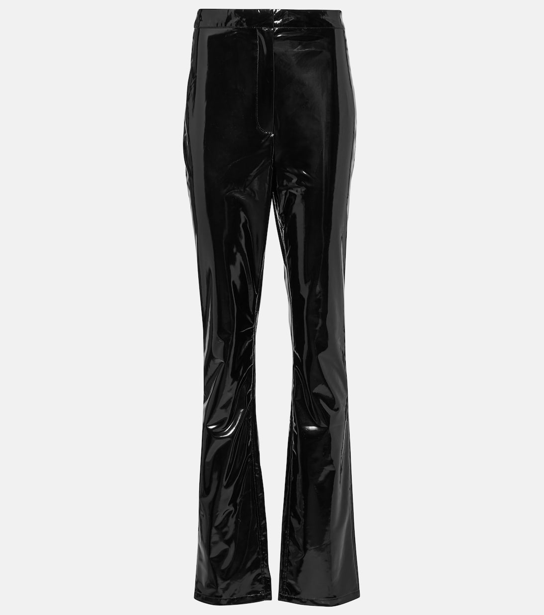 ROTATE BIRGER CHRISTENSEN High-Rise Vinyl Slim Pants | endource