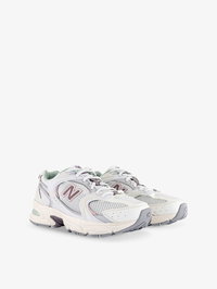 NEW BALANCE MR530 Logo-Embossed Leather And Mesh Low-Top Trainers ...