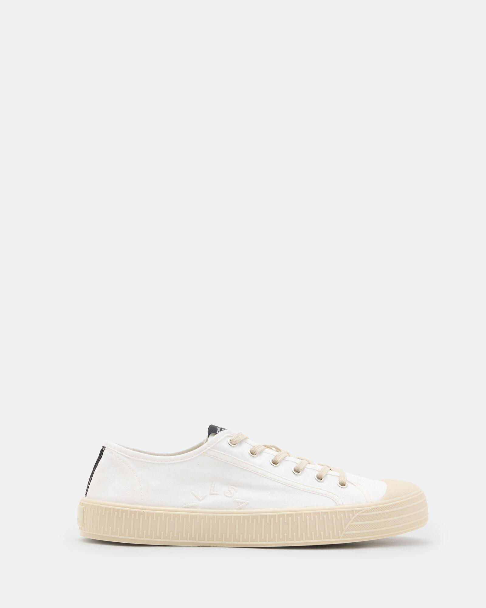 ALLSAINTS Sherman Tierra Low Top Trainers in White | Endource