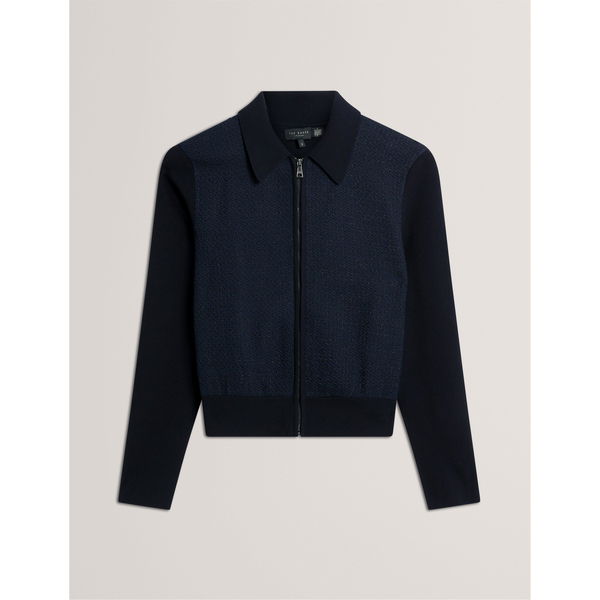 TED BAKER Women's Knitted Zipped Cardigan | endource