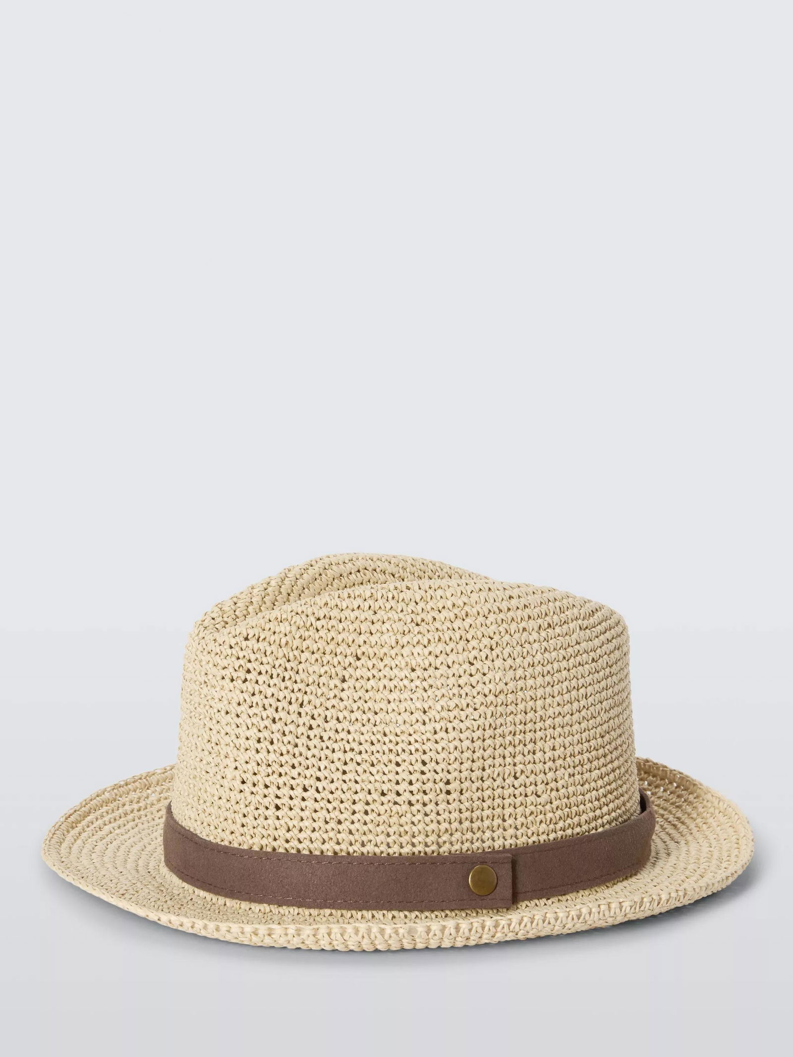 JOHN LEWIS Paper Braid Trilby Hat in Natural | endource