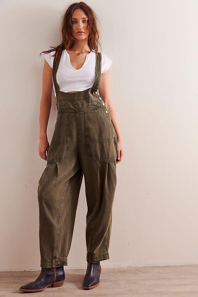 FREE PEOPLE We The Free - Felix Tapered Overalls in Tofu | endource