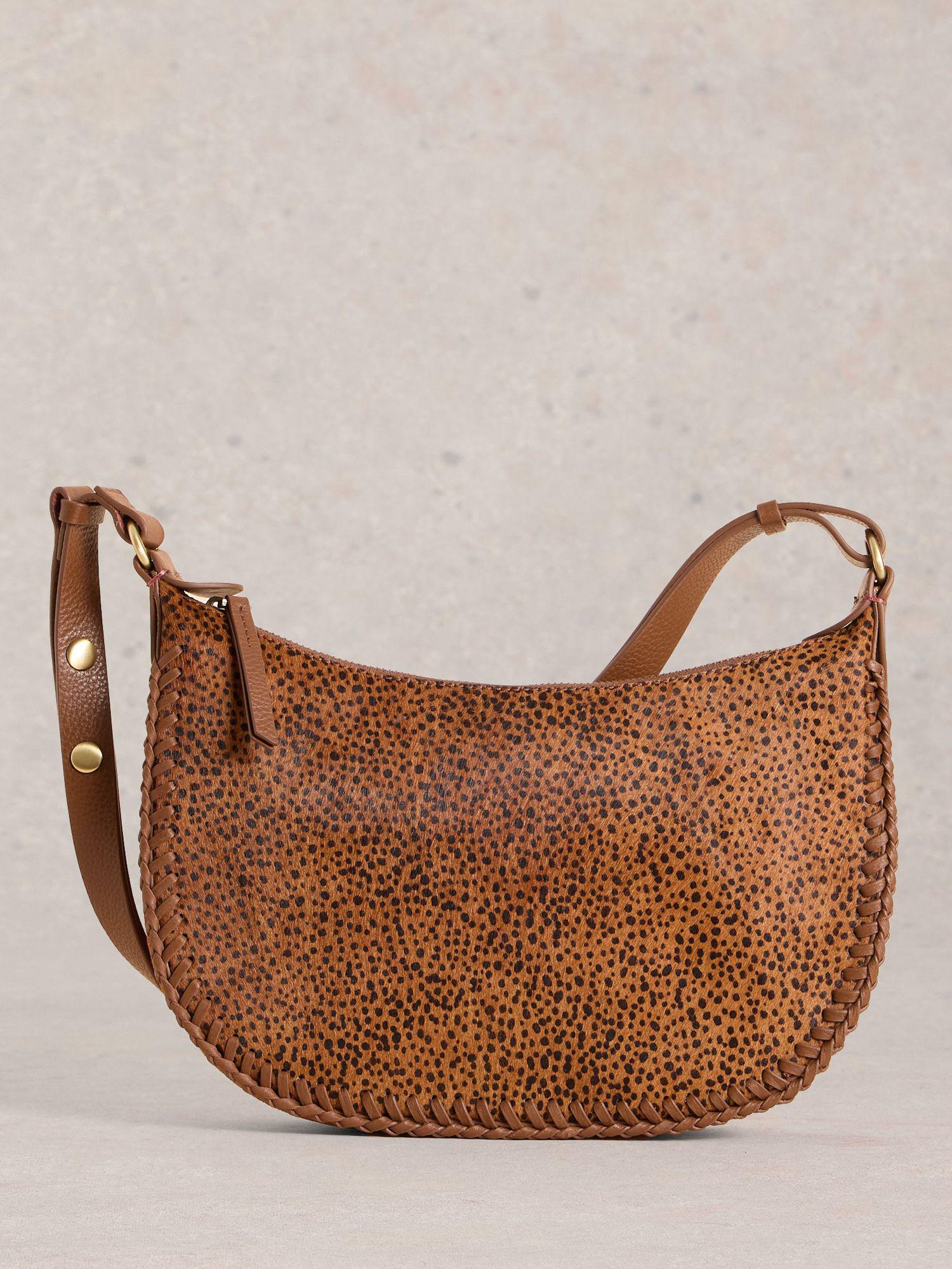 WHITE STUFF Suzie Swing Convertible Bag in Tan/Multi | endource