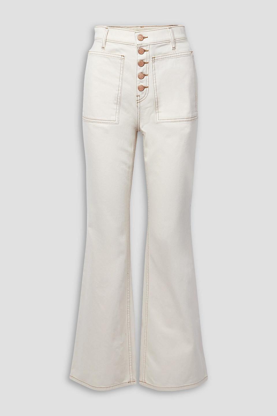 ULLA JOHNSON The Lou High-rise Flared Jeans | endource