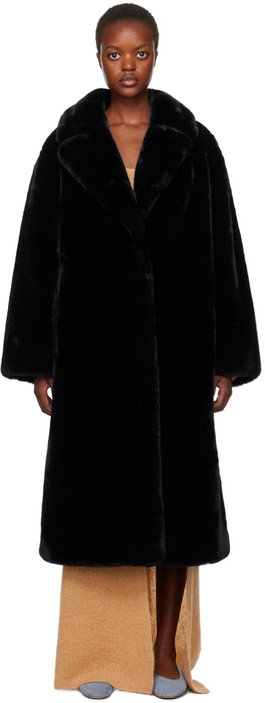 STAND STUDIO Maria Faux-Fur Coat | endource