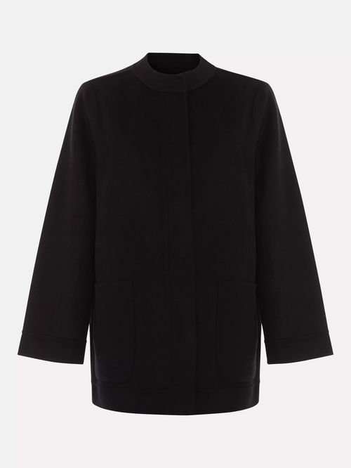PHASE EIGHT Daria Wool Blend Coat, Black | endource