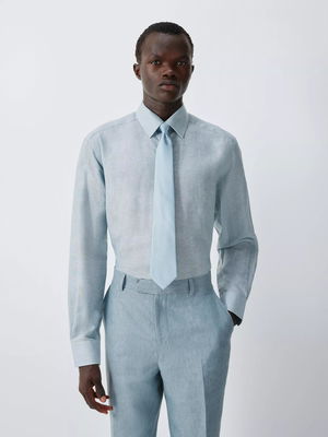 JOHN LEWIS Silk Herringbone Pattern Tie | endource