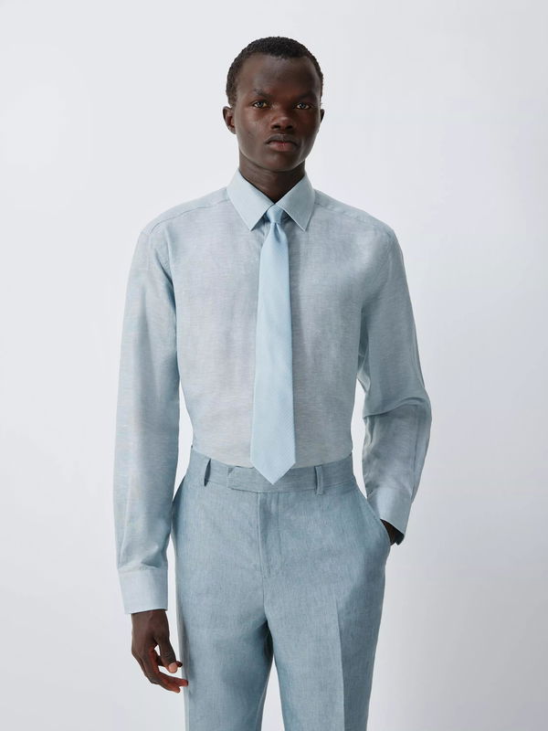 JOHN LEWIS Silk Herringbone Pattern Tie | endource