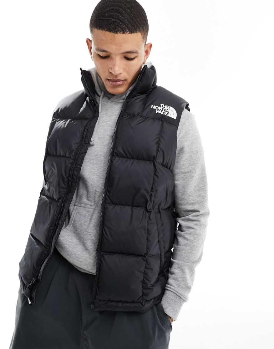THE NORTH FACE Lhotse Down Puffer Gilet in BLACK | endource