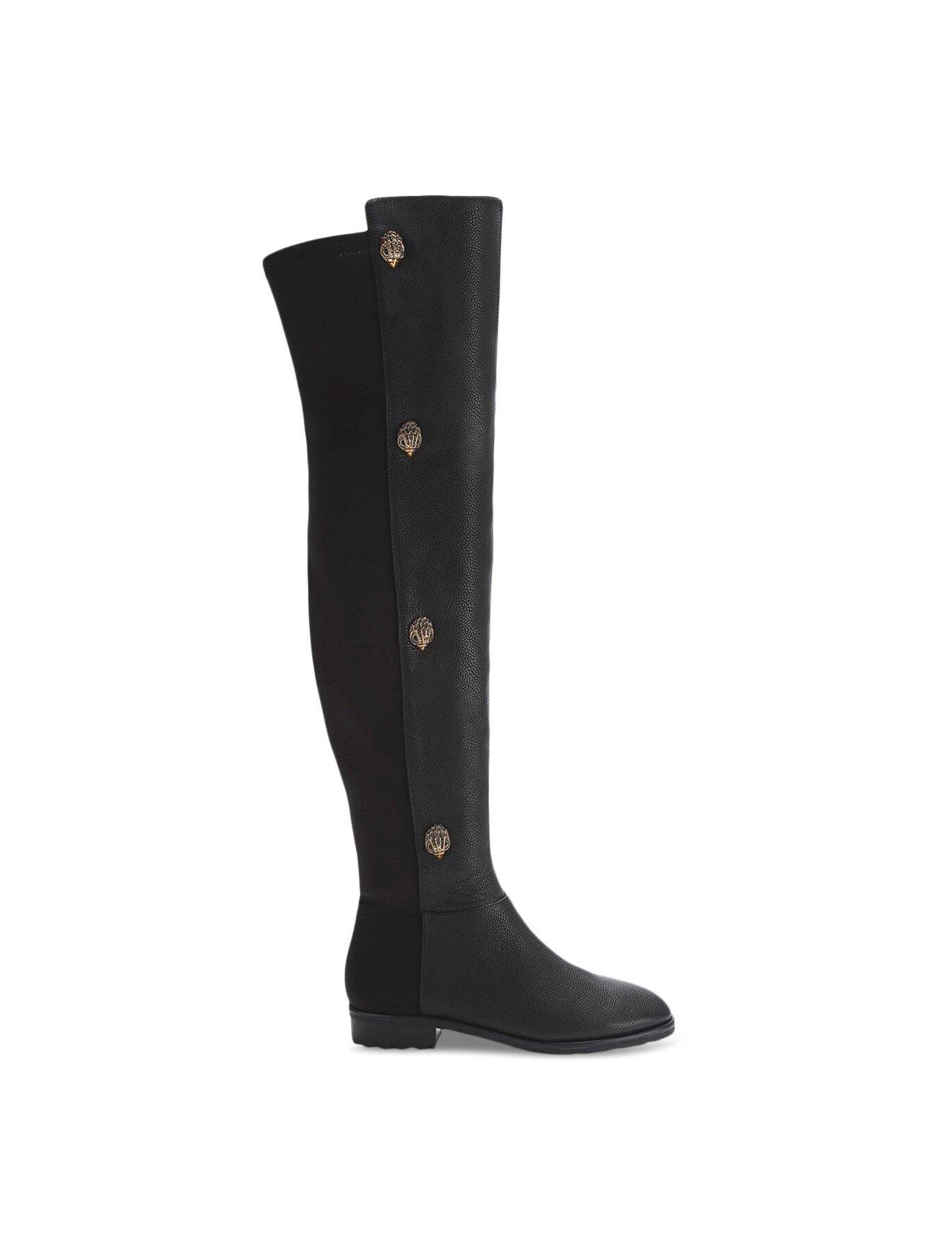 KURT GEIGER LONDON Shoreditch Otk Flat Boot in Black | Endource