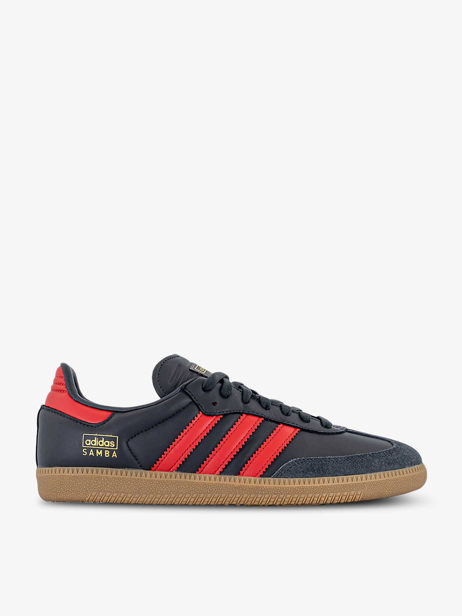 ADIDAS Samba OG Logo-Embellished Leather Low-Top Trainers | endource