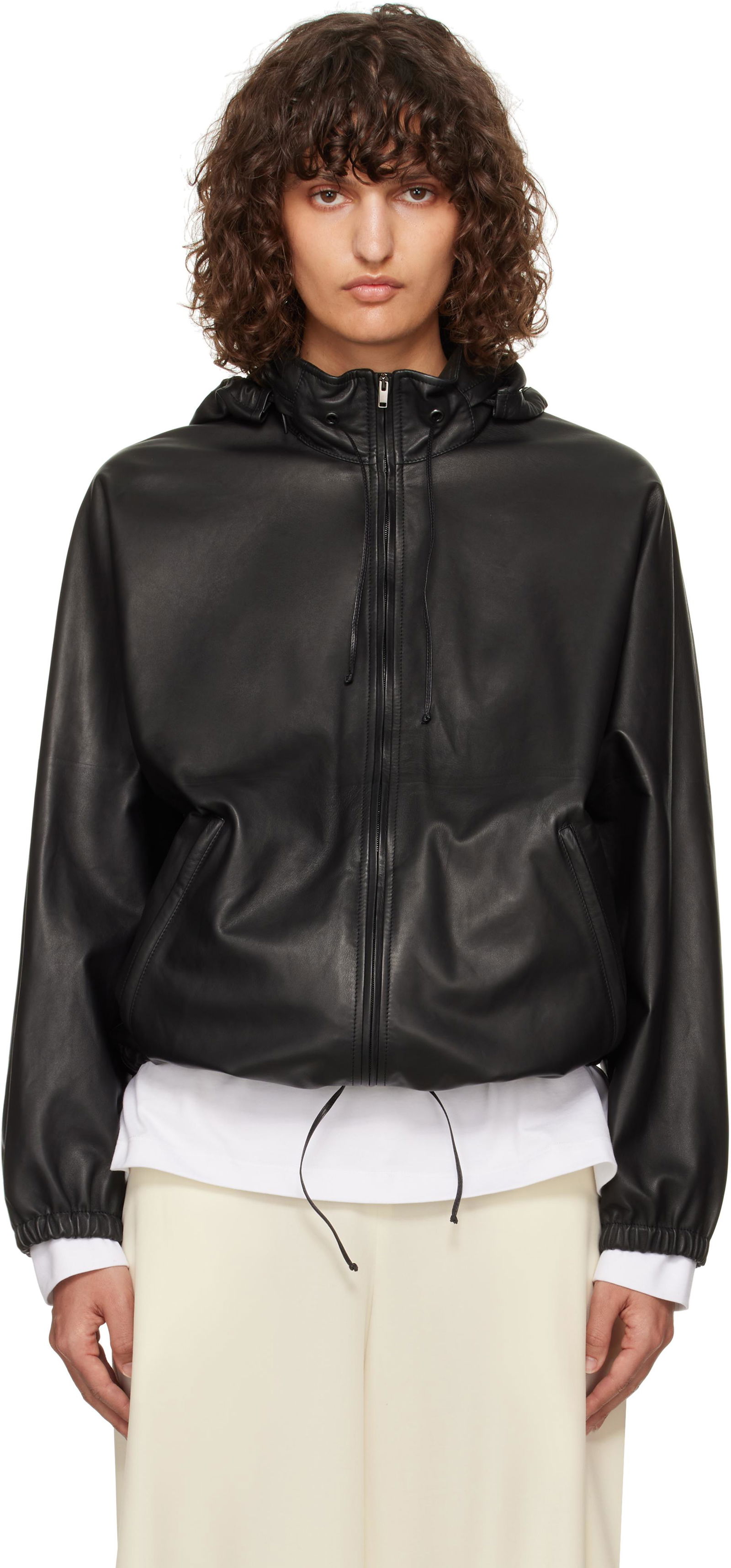 THE ROW Jilly Leather Jacket | endource