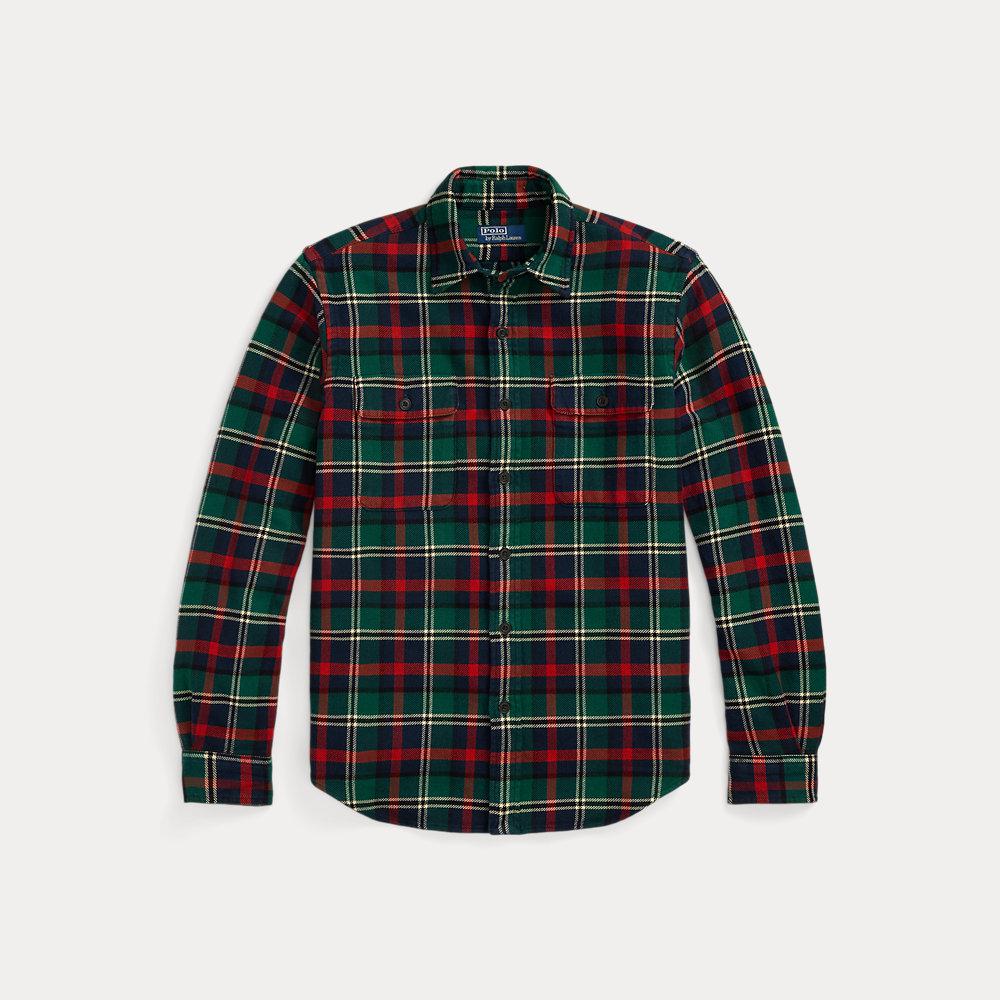 POLO RALPH LAUREN Classic Fit Plaid Flannel Workshirt in Multi | Endource