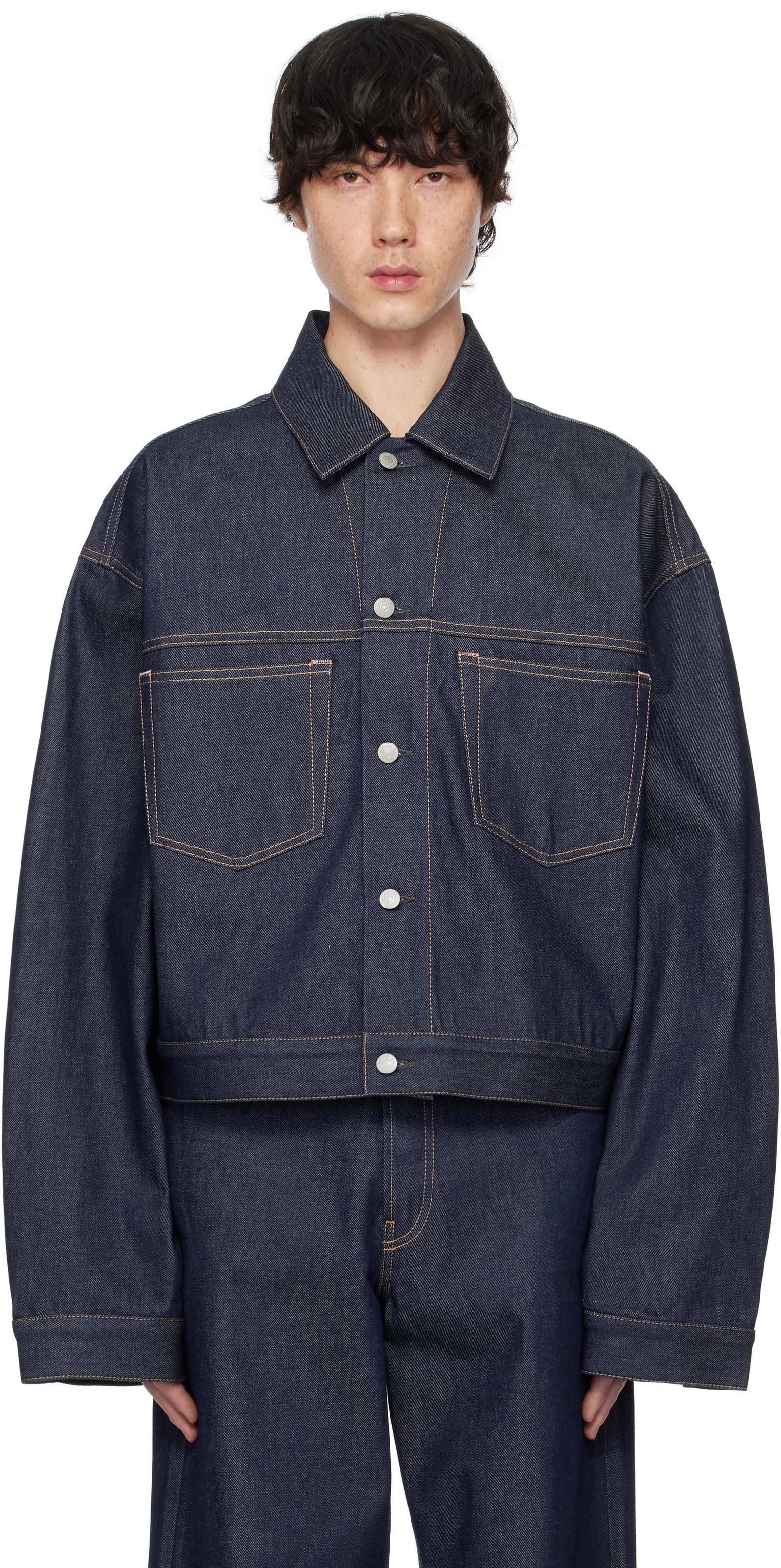 ACNE STUDIOS Patch Pocket Denim Jacket | endource