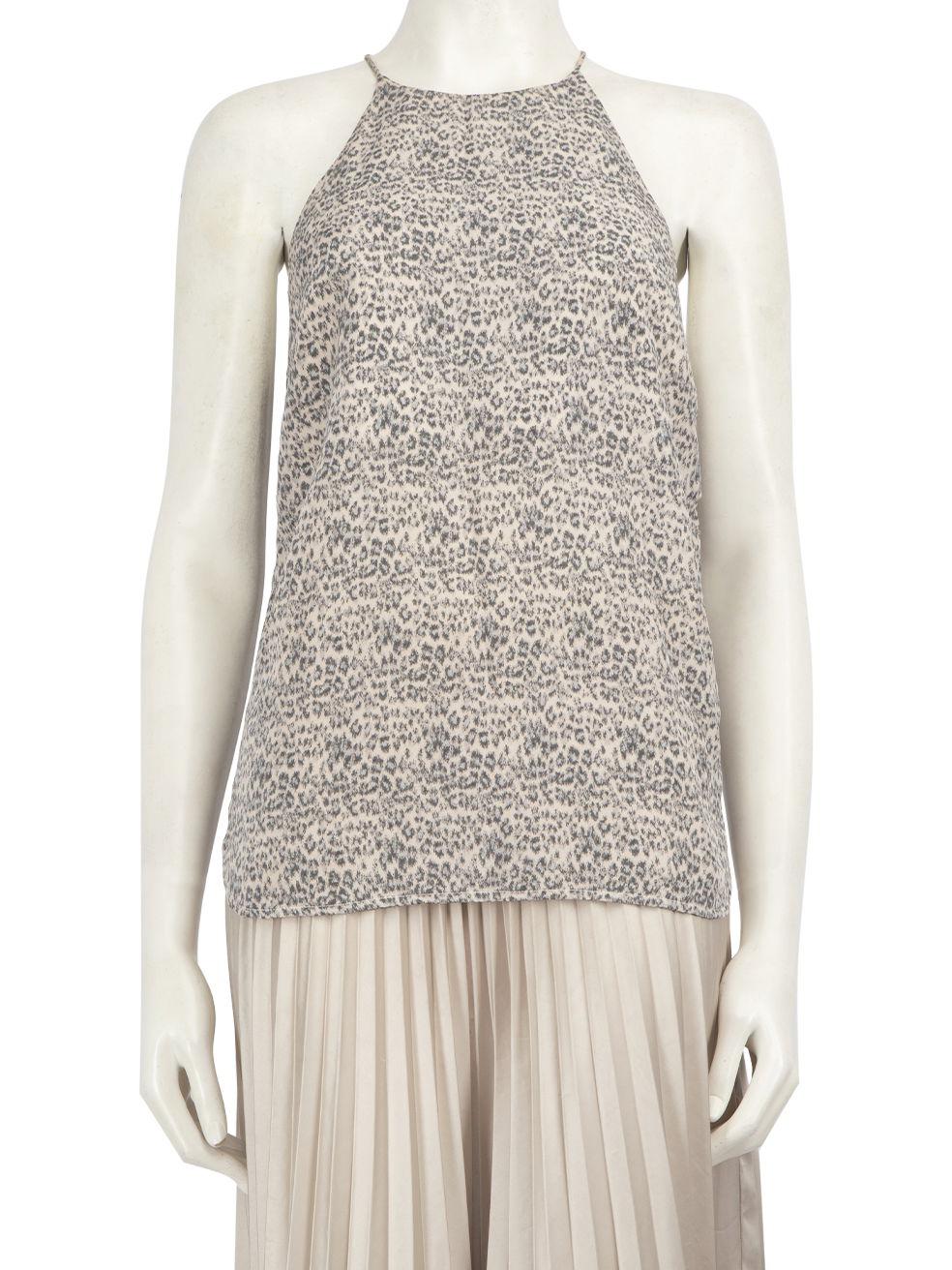 ZIMMERMANN Leopard Print Silk Top | endource