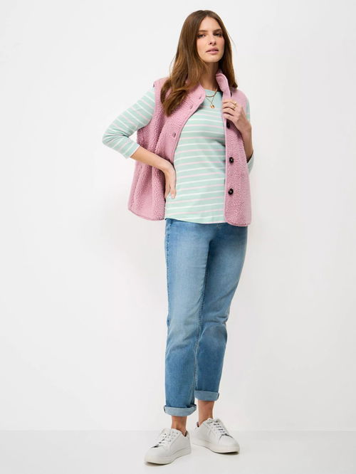 CREW CLOTHING Essential Breton Stripe Top, Multi | endource