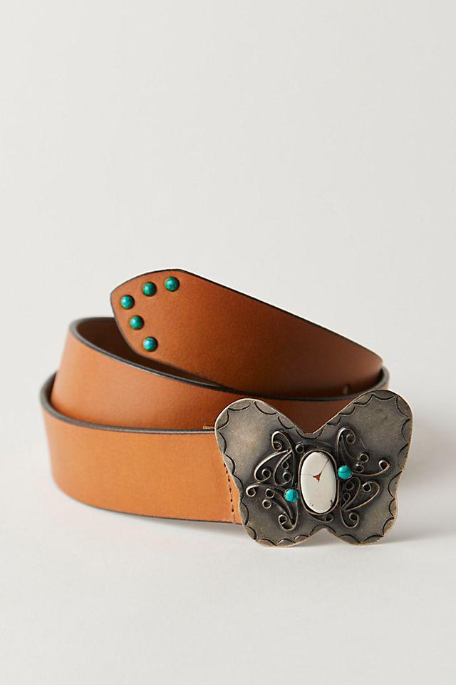 FREE PEOPLE FP Collection - Float Like A Butterfly Belt in Sienna ...