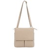 KAREN MILLEN Multi-Pocket Genuine Italian Leather Slim Messenger ...