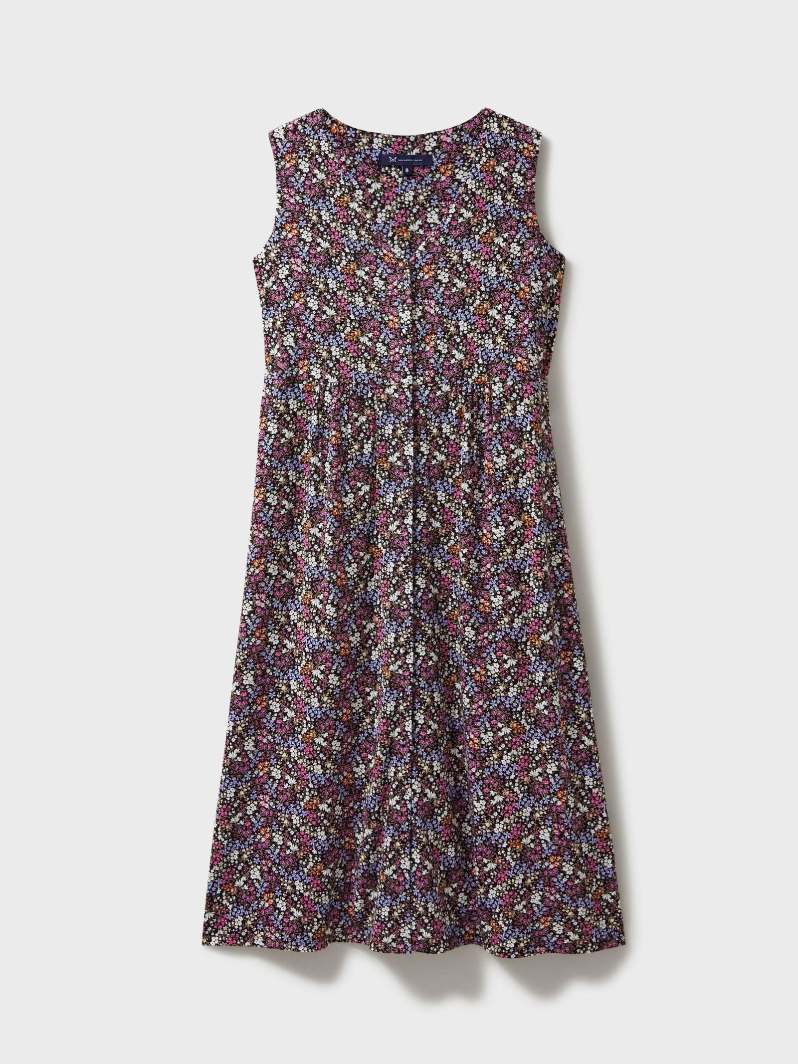 CREW CLOTHING Alyssa Sleeveless Button Through Dress | endource
