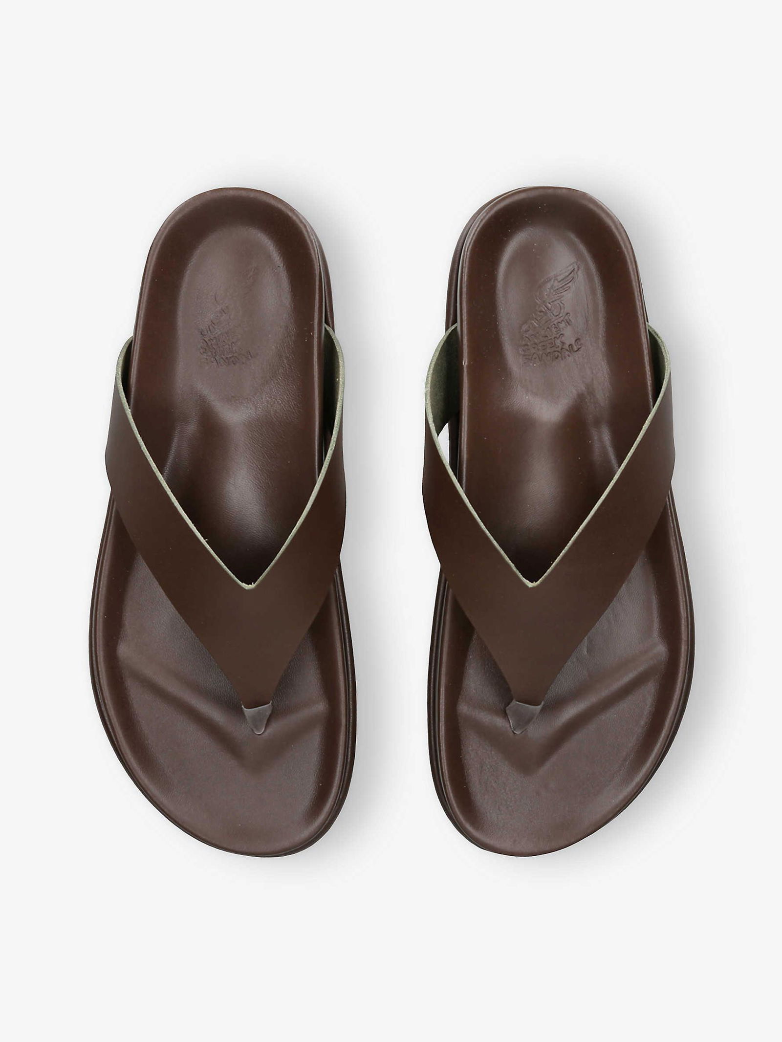 ANCIENT GREEK SANDALS Charys Flatform Leather Sandals | endource