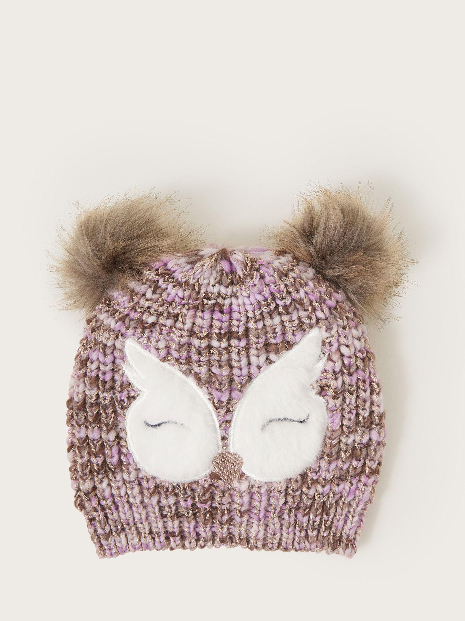 Monsoon Kids' Owl Chunky Knit Hat | endource