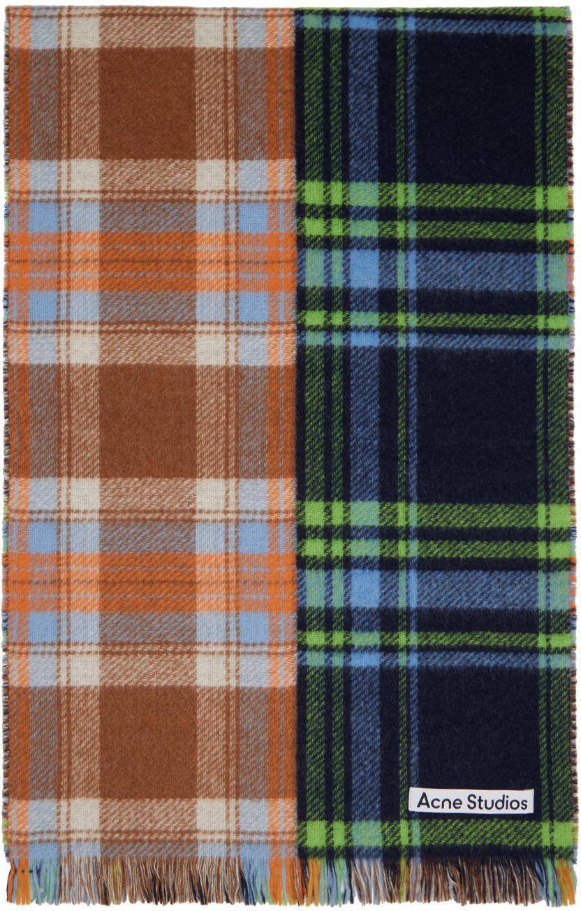ACNE STUDIOS Multicolor Check Scarf | endource