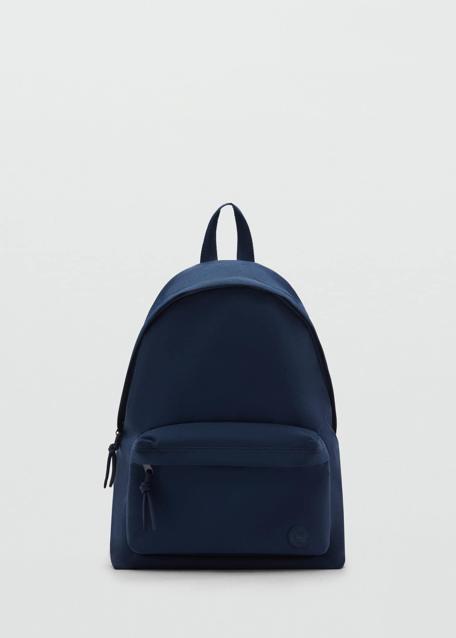 MANGO Front Pocket Backpack in Dark Navy | Endource
