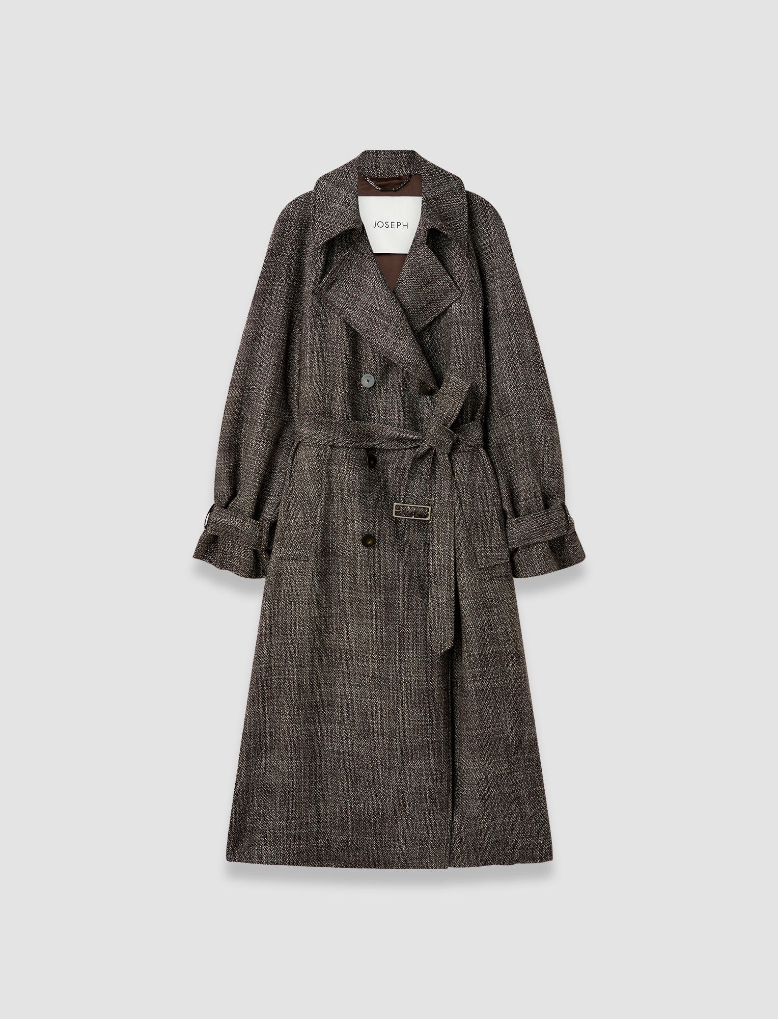 JOSEPH Laurin Textured Tailoring Wool Coat | endource