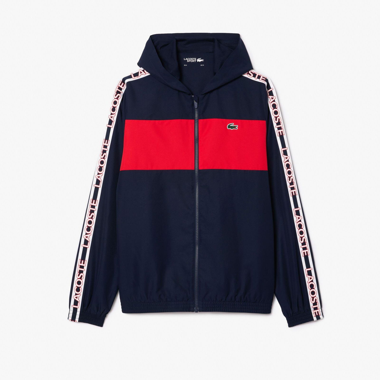 Lacoste Colour Block Logo Stripe Tennis Jacket | endource