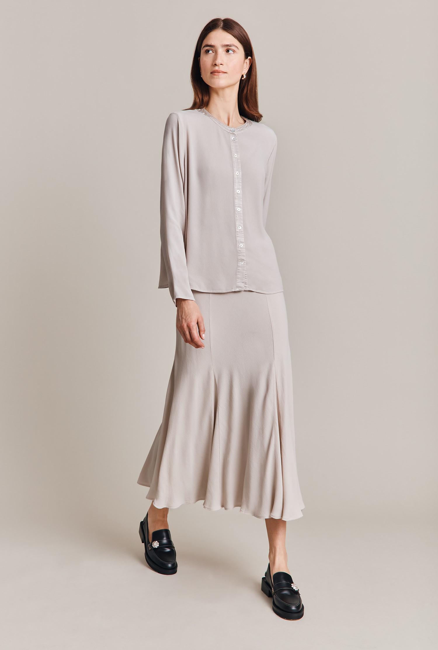 GHOST Phoebe Crepe Skirt | Endource