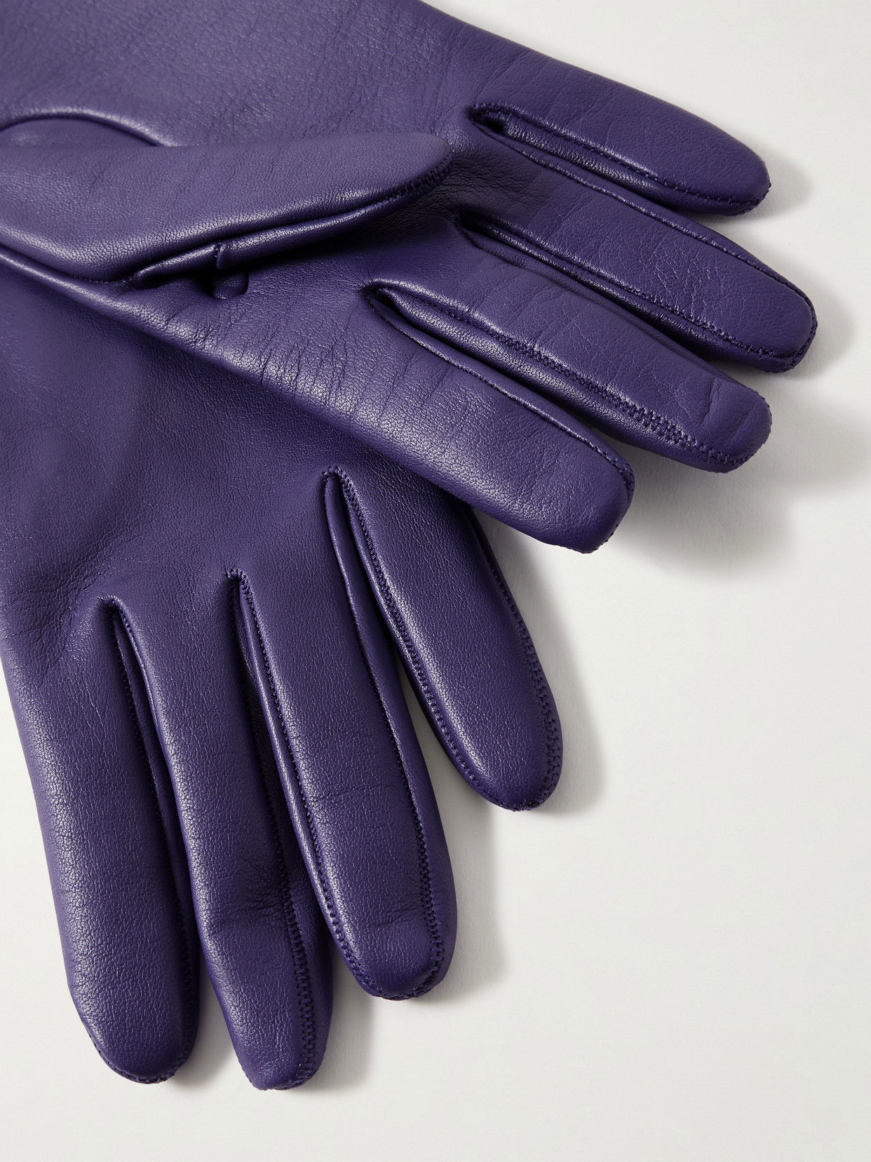 KHAITE Remo Mid Leather Gloves | endource