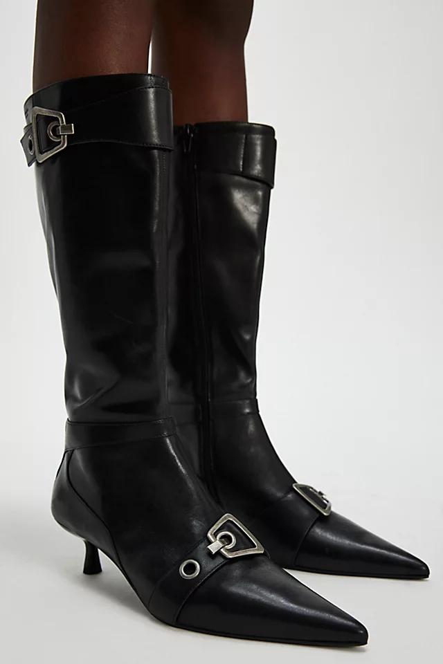 VAGABOND Lykke Buckle Boots in Black | endource