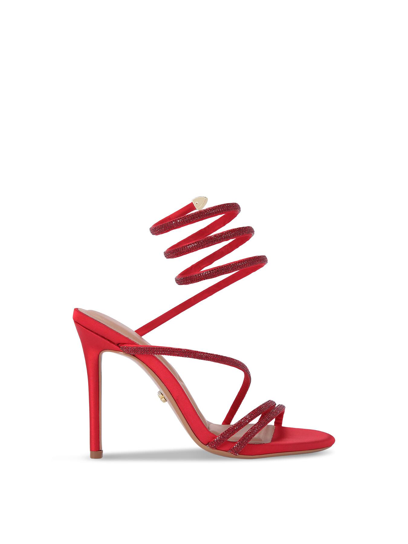 CARVELA Spiral 105 Sandals in Red | endource