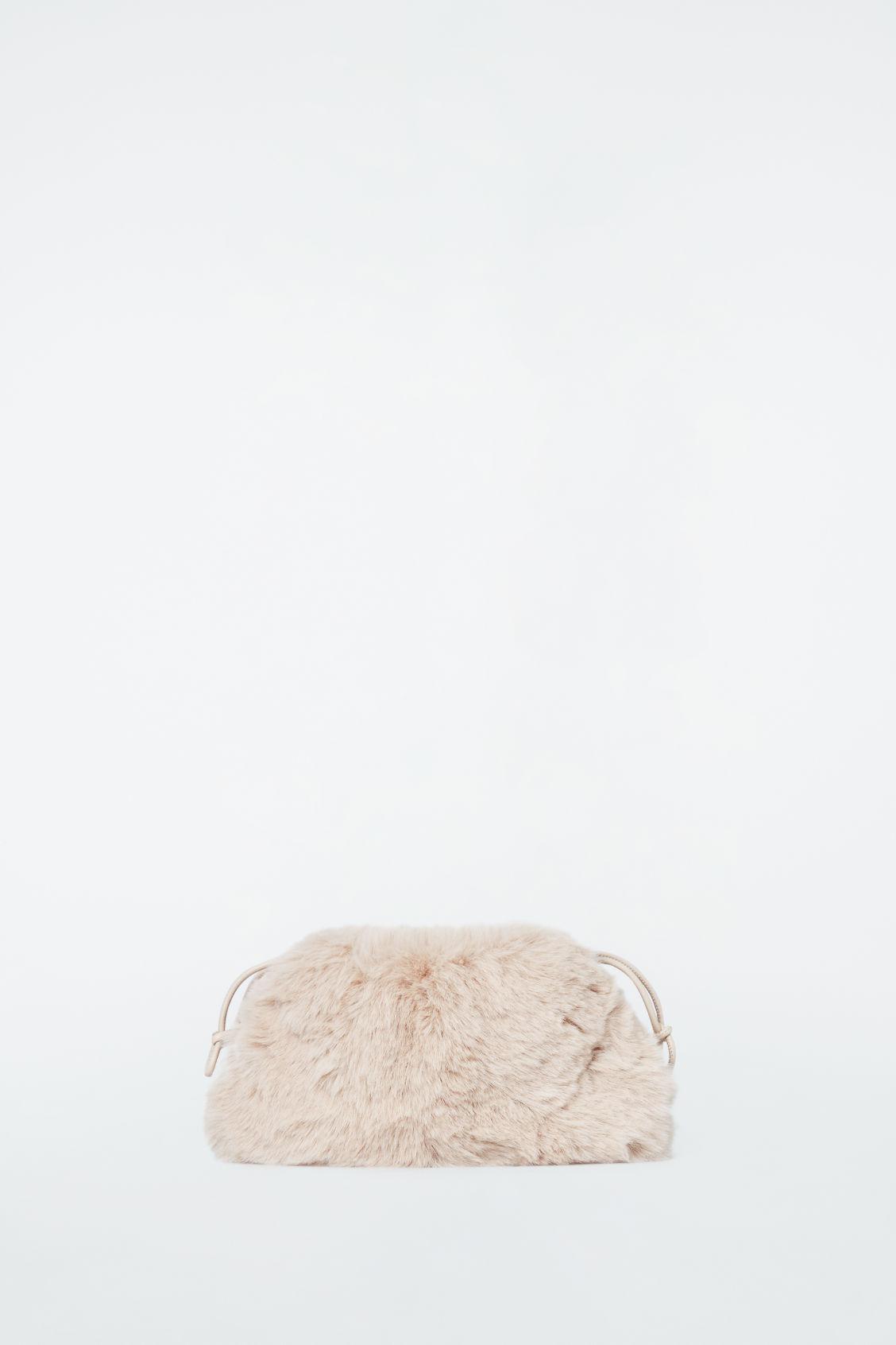 COS Cavatelli Mini Clutch in OFF-WHITE | endource