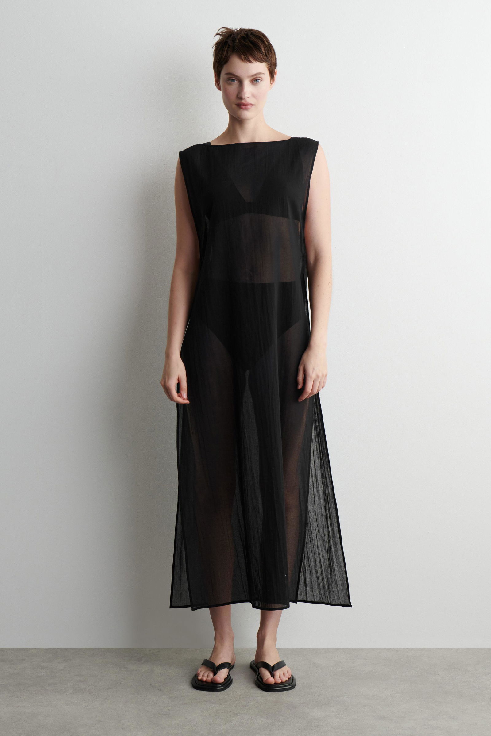 COS Open-Side Sheer Tunic | endource