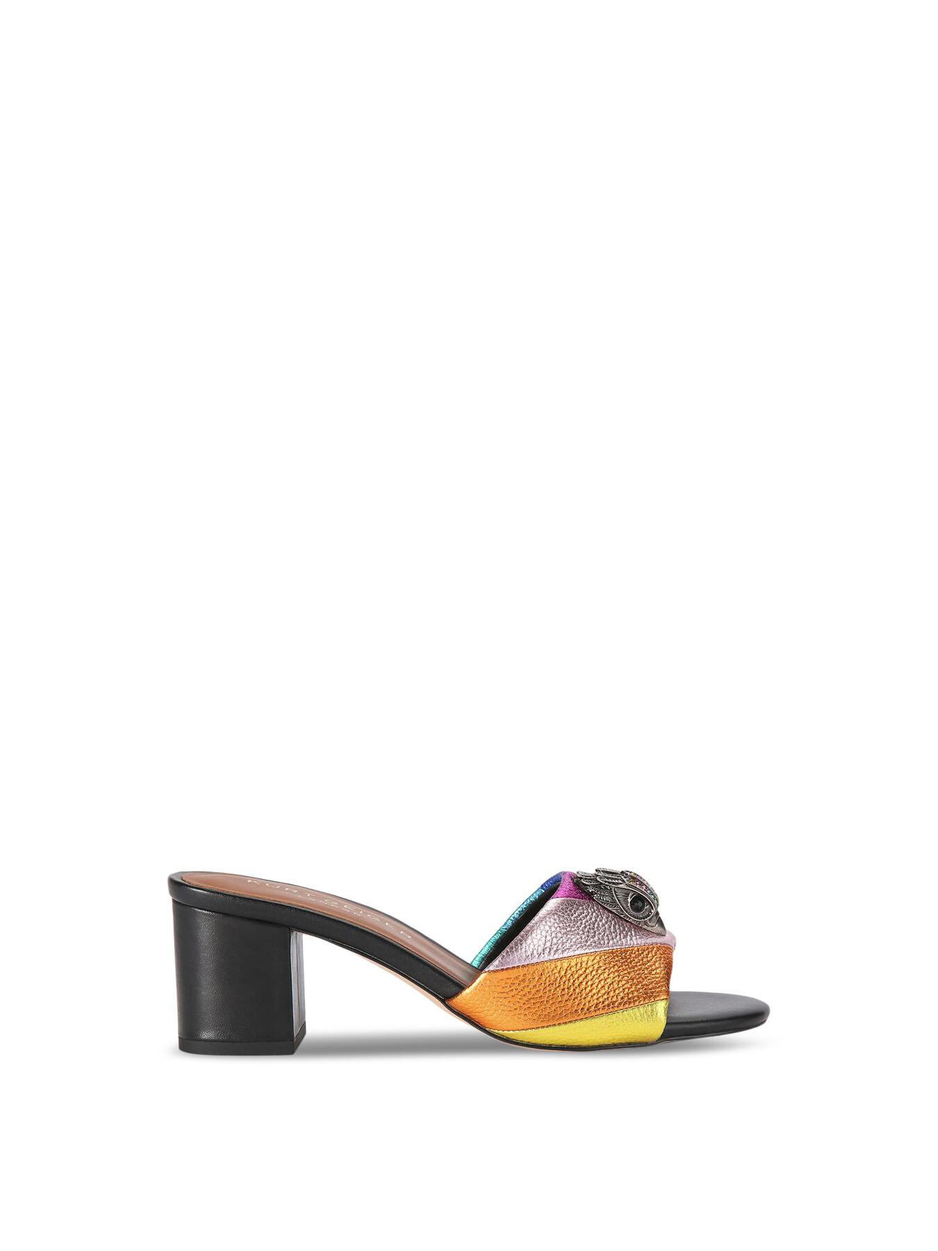 KURT GEIGER LONDON Kensington Block Mule in Multi | Endource