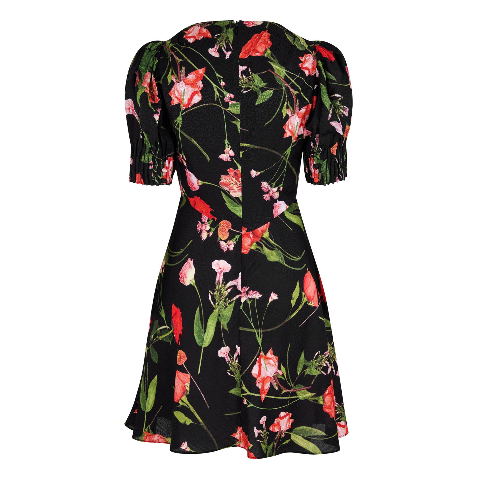TED BAKER Women's Sienno Mini Puff Sleeve Tea Dress | endource