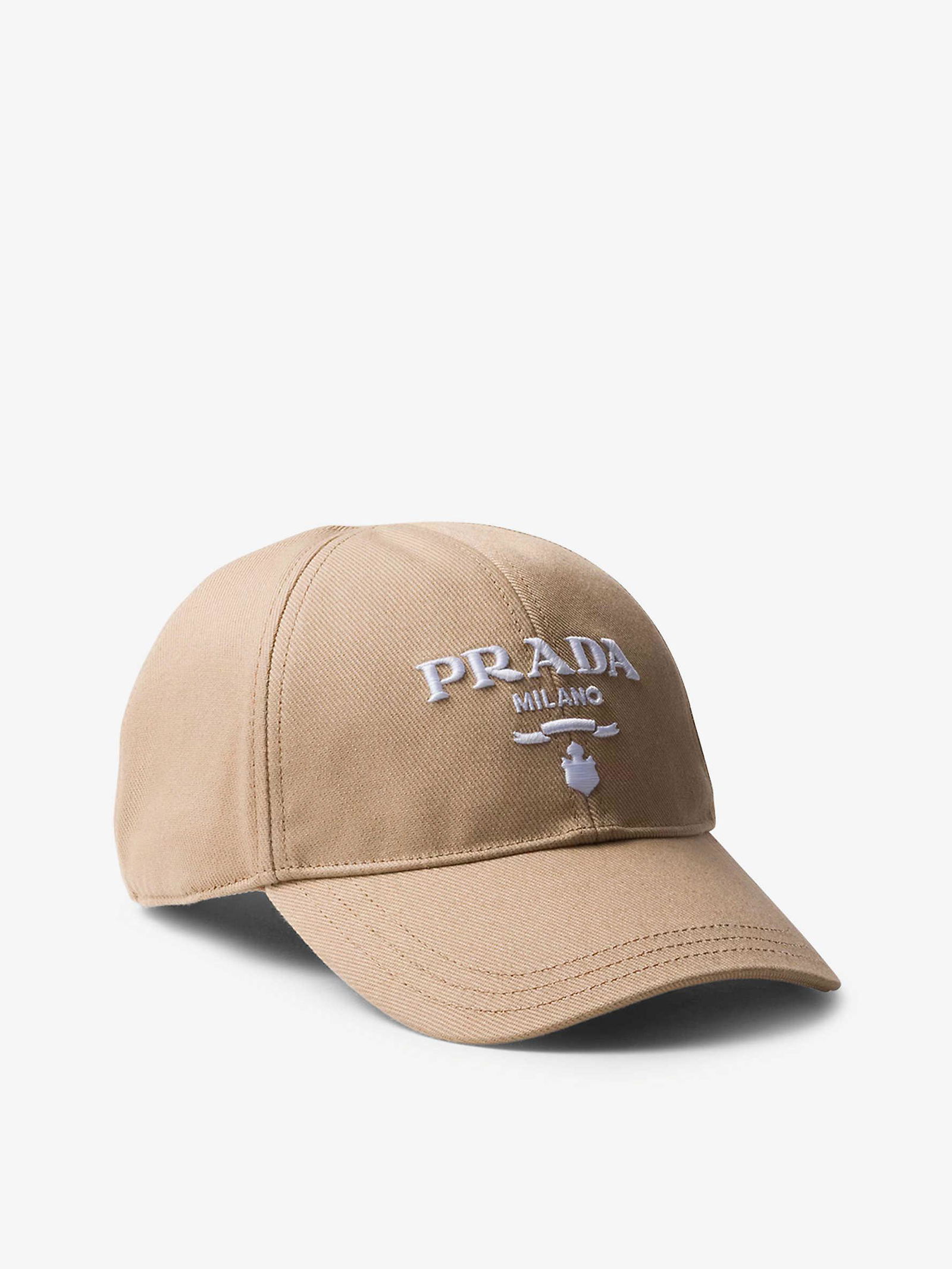 PRADA Logo-Embroidered Woven Baseball Cap | endource