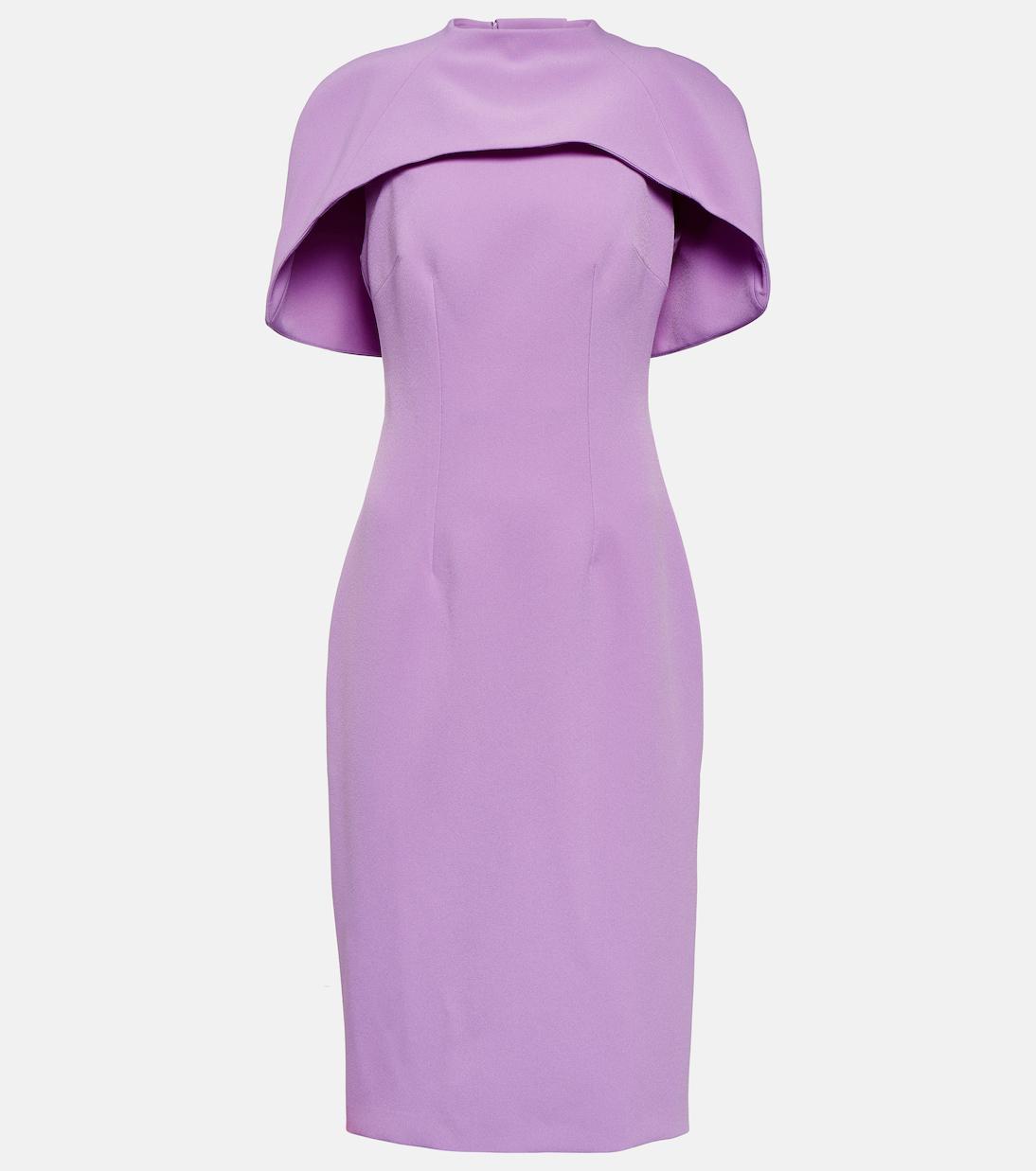 Safiyaa Kalika Midi Dress in Purple | Endource