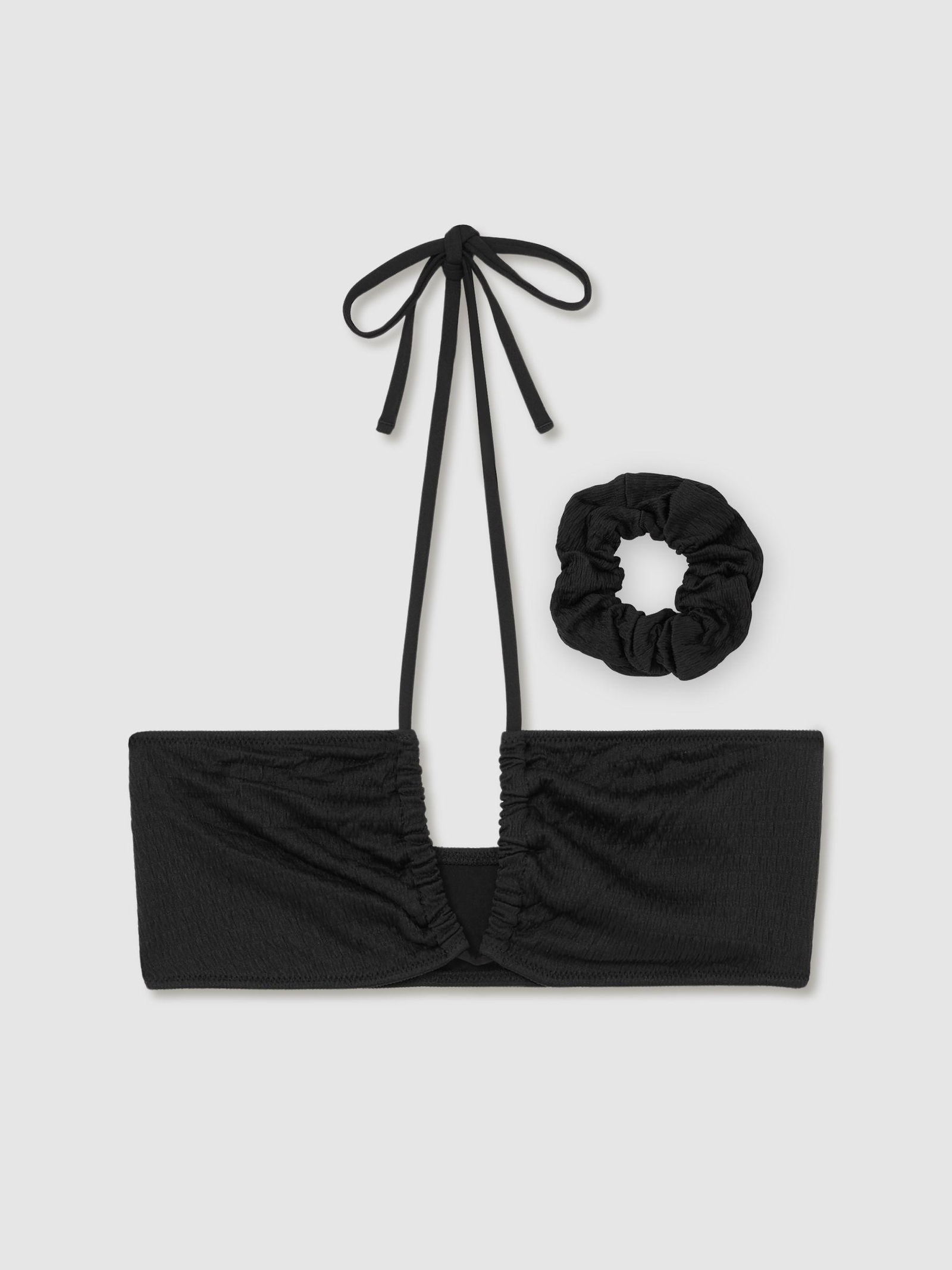 REISS Crinkle Bralette Bikini Top | endource