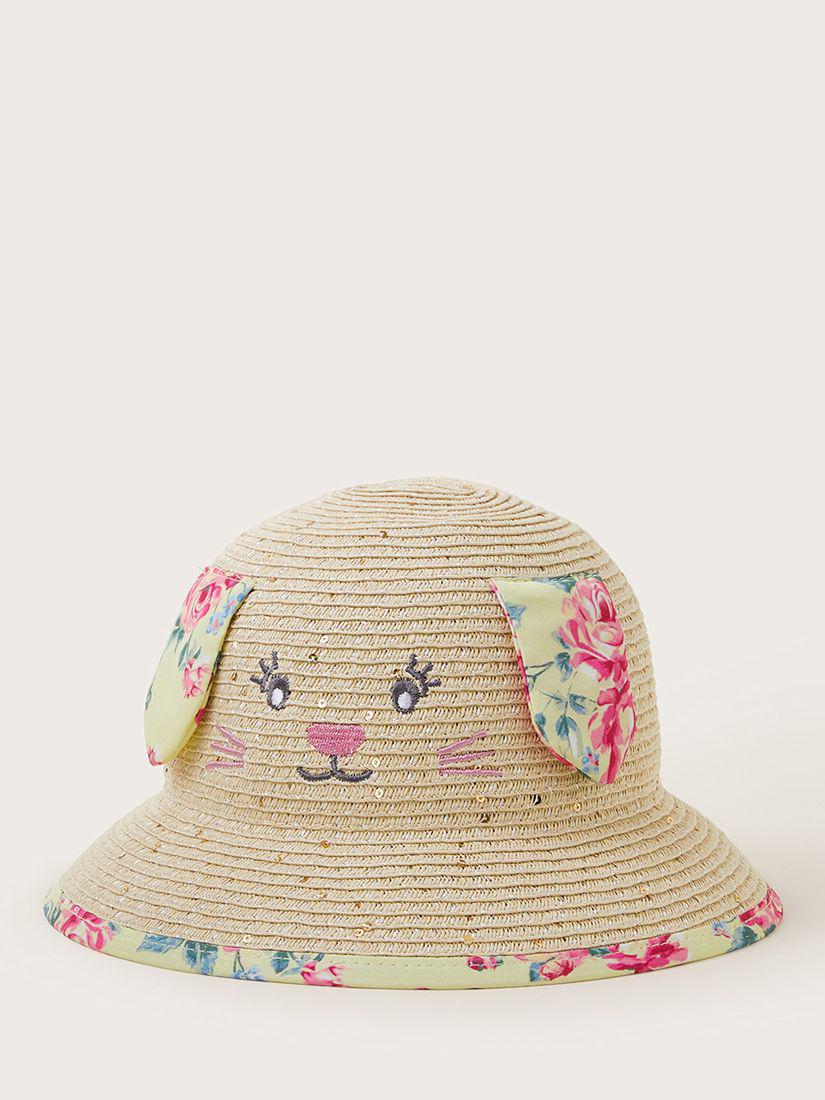 Monsoon Bunny Straw Hat in Lemon/Multi | endource