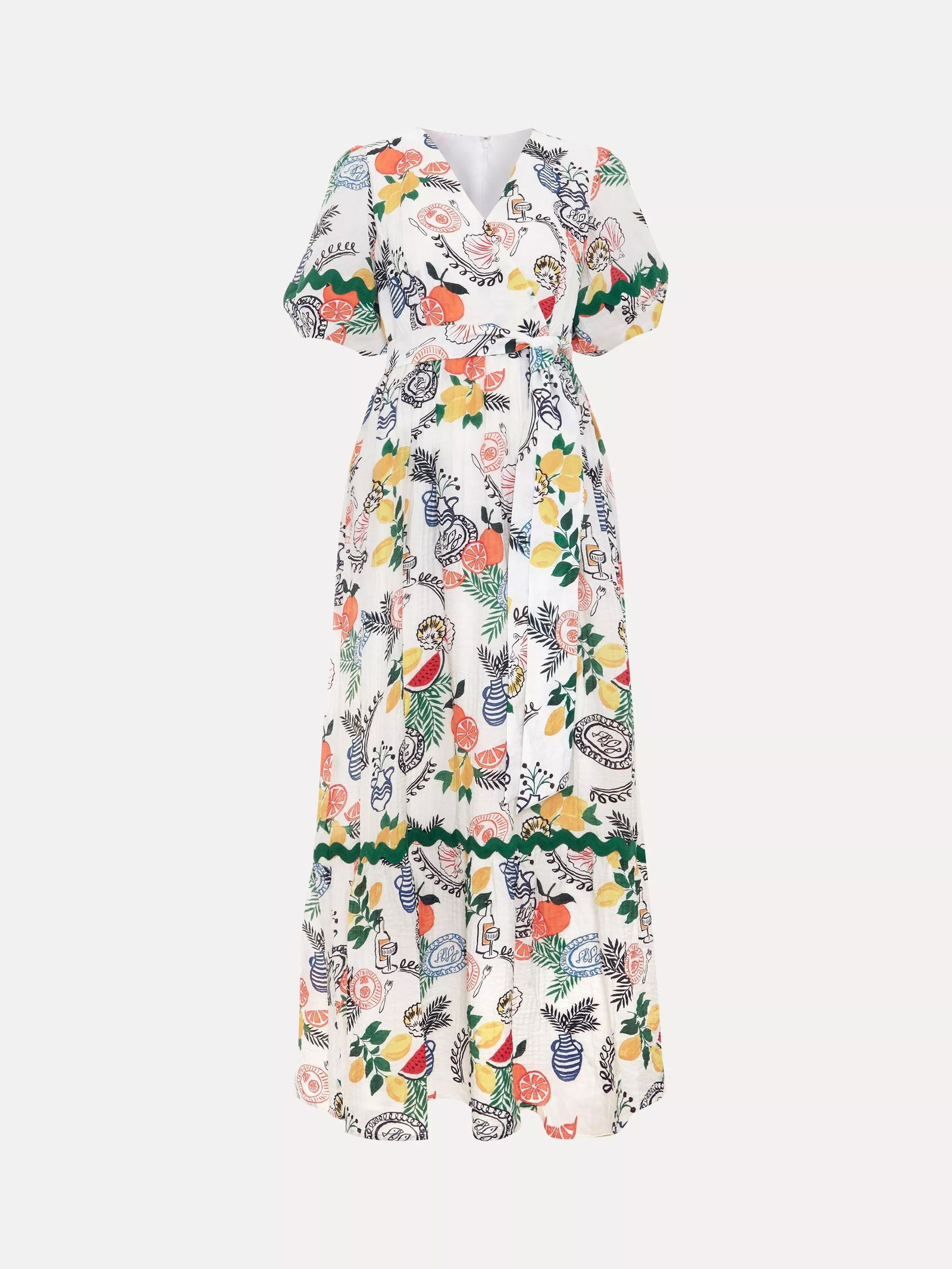 PHASE EIGHT Rochella Postcard Maxi Dress in Multi | endource