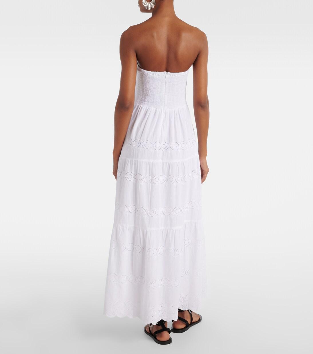 MELISSA ODABASH Sophie Broderie Anglaise Cotton Maxi Dress | endource