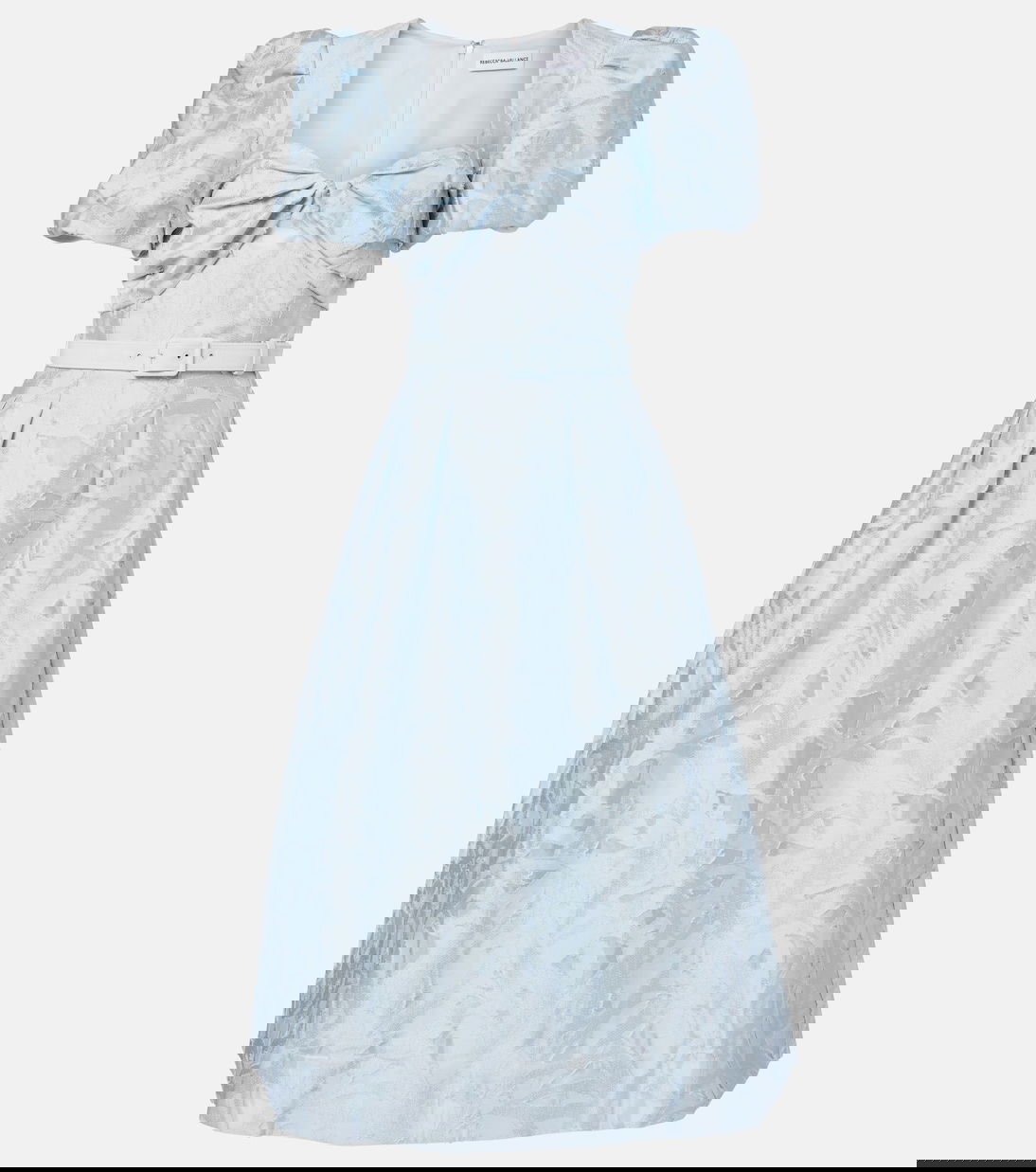 REBECCA VALLANCE Anneli Cotton-Blend Jacquard Midi Dress | endource